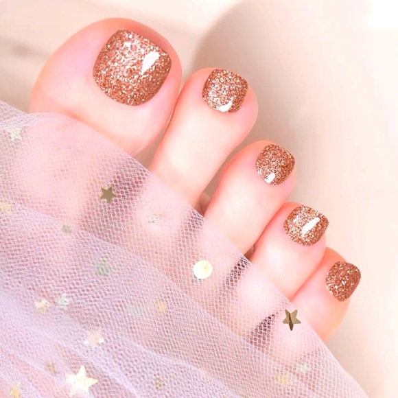 Makeup | Glitter Toenail Sticker Champagne | Poshmark